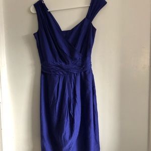Andrew Marc | Dresses | Stunning Royal Blue Silk Dress Andrew Marc ...